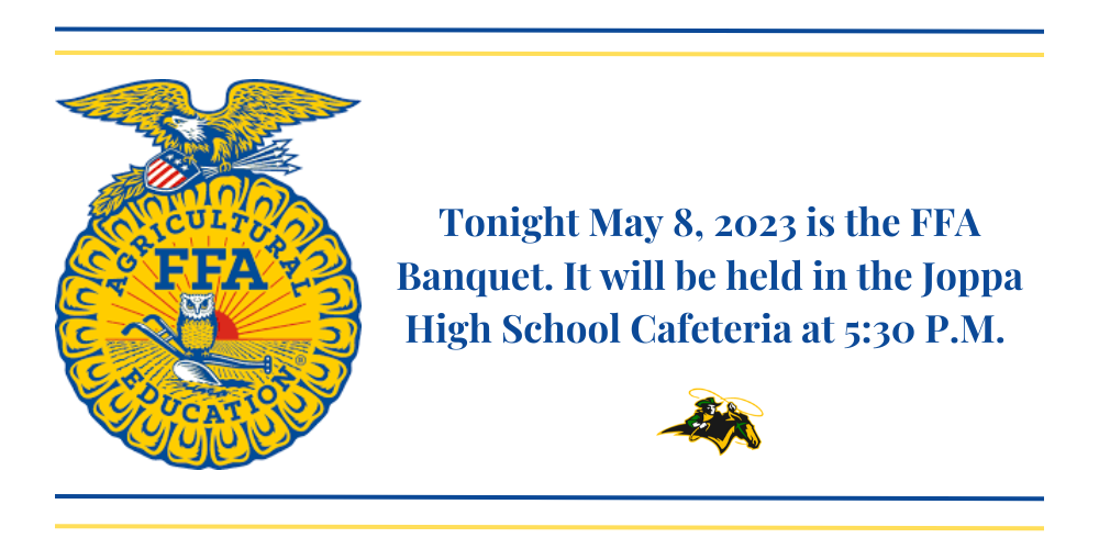 JHS FFA Banquet 2023 | Joppa-Maple Grove Unit 38